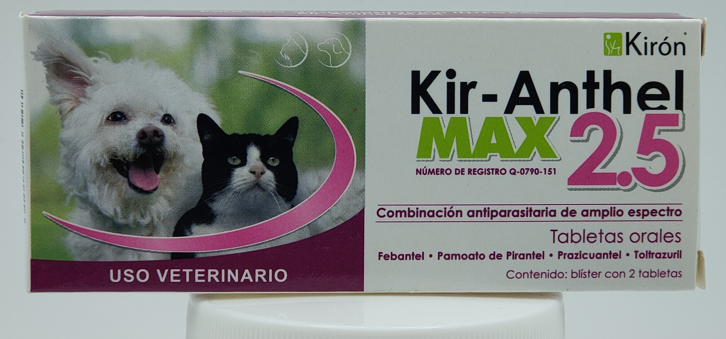 KIRANTHEL MAX 2.5 TABLETAS BLISTER 2 TABS – Veterinaria Tucan